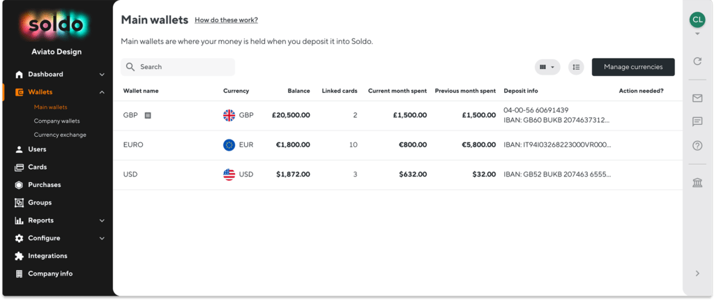 Manage Spend for Employees and Teams | Soldo