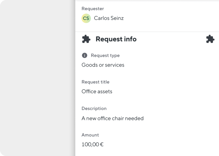 Streamline employee spending with quick requests & approvals