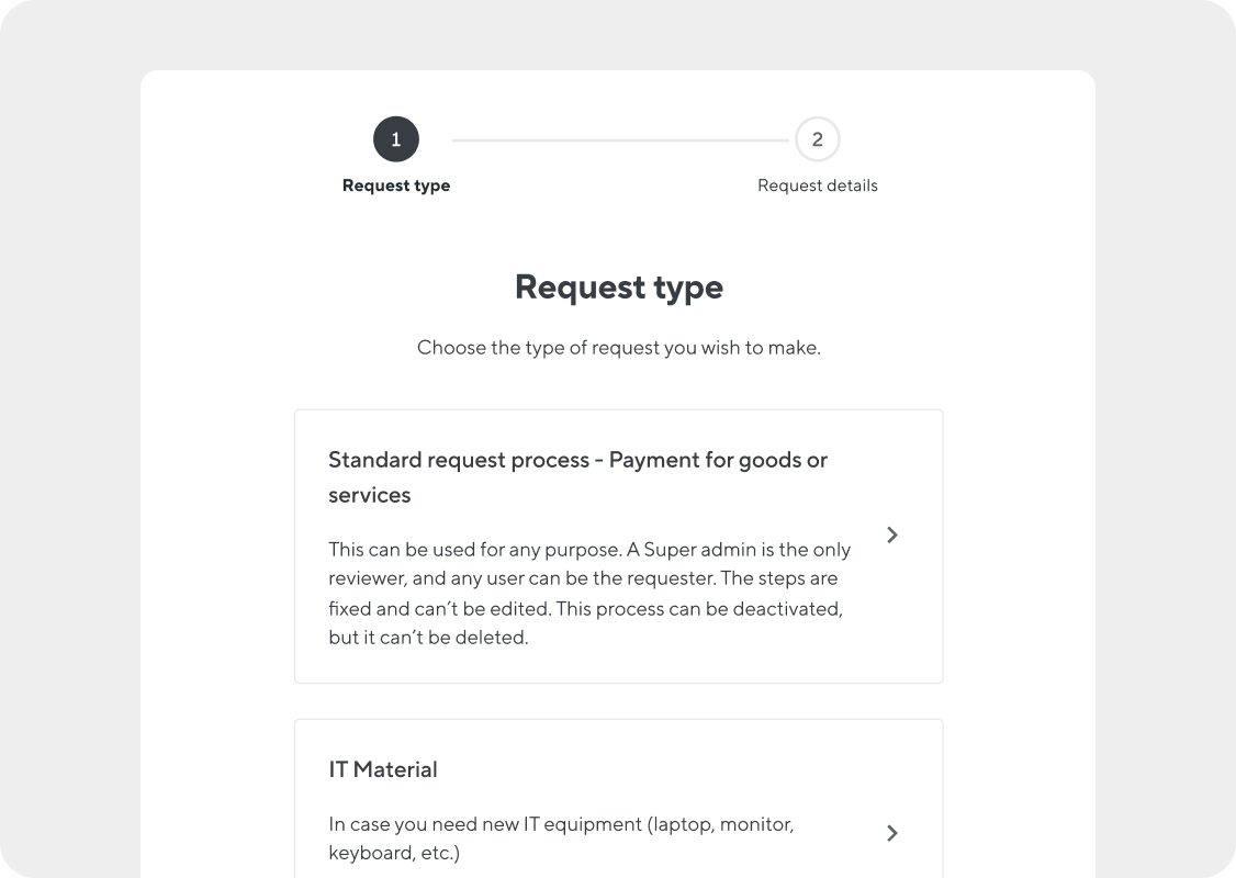 Streamline employee spending with quick requests & approvals